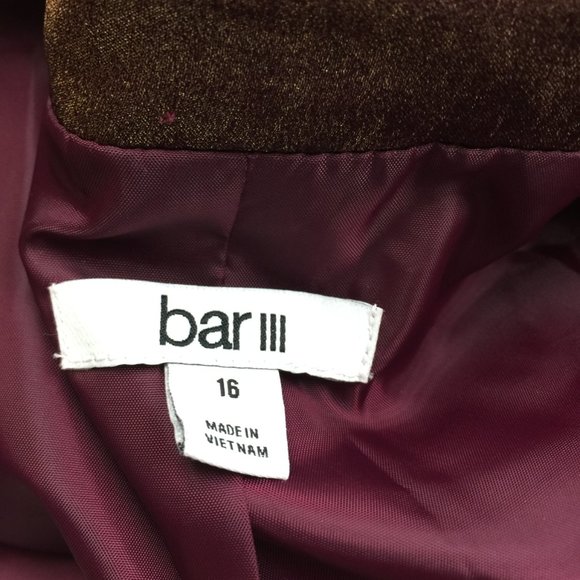 Bar III | Jackets & Coats | New Bar Iii Womens Blazer Jacket Sz 6 ...